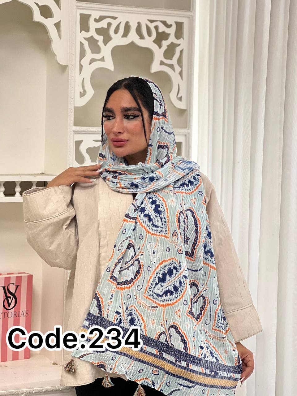 شال کد234 – فروشگاه اینترنتی شال و روسري سِت