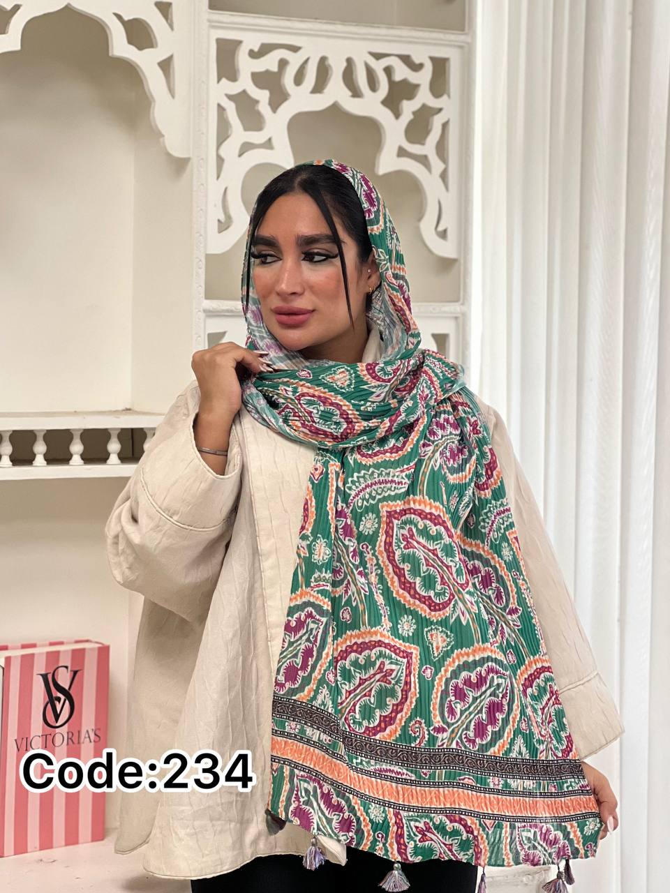 شال کد234 – فروشگاه اینترنتی شال و روسري سِت