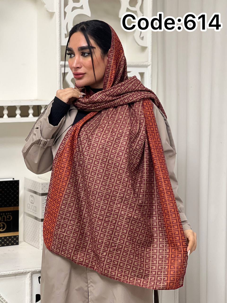شال مخمل جیوانچی کد614 – فروشگاه اینترنتی شال و روسري سِت